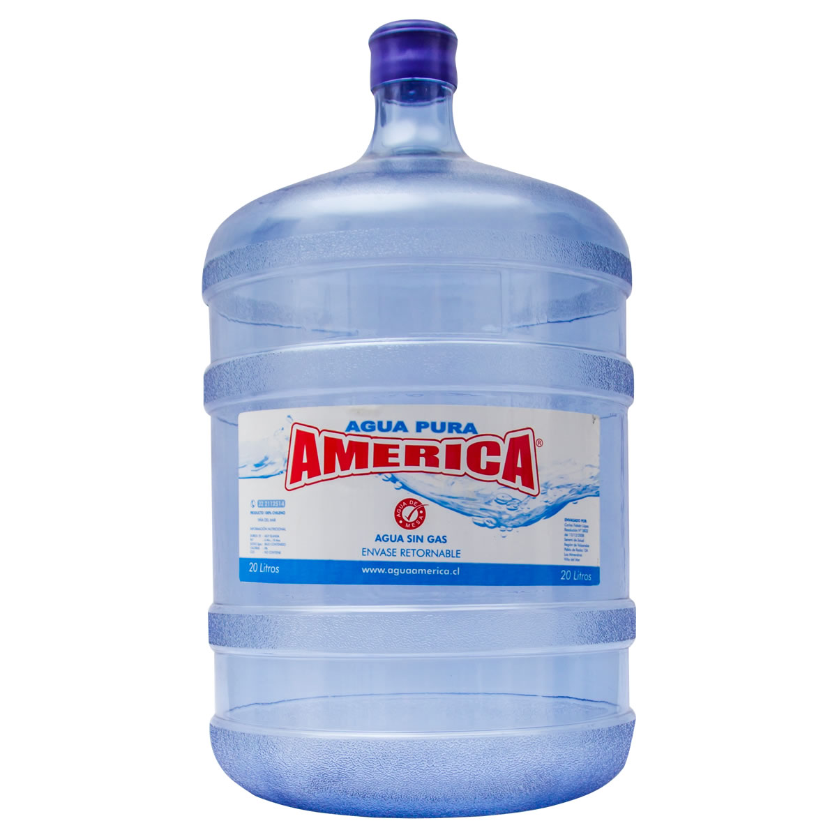 Bidón 20 Litros Retornable – Agua América